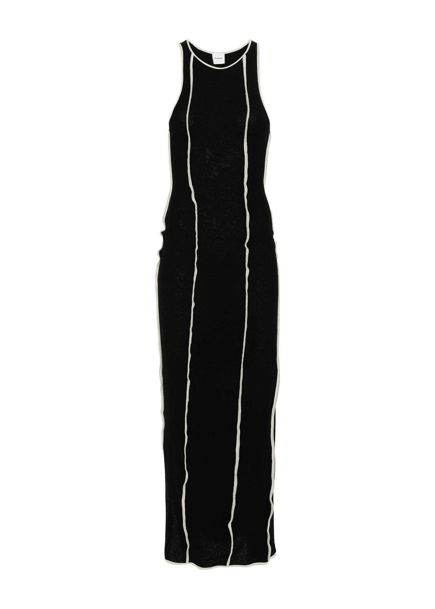 WANDA Patchwork Mesh-Jersey Midi Dress – Y2HOUSE